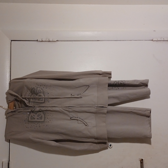 BCBGMaxAzria | Tops | Bcbg Maxaria Embroidered Sweat Tracksuit | Poshmark